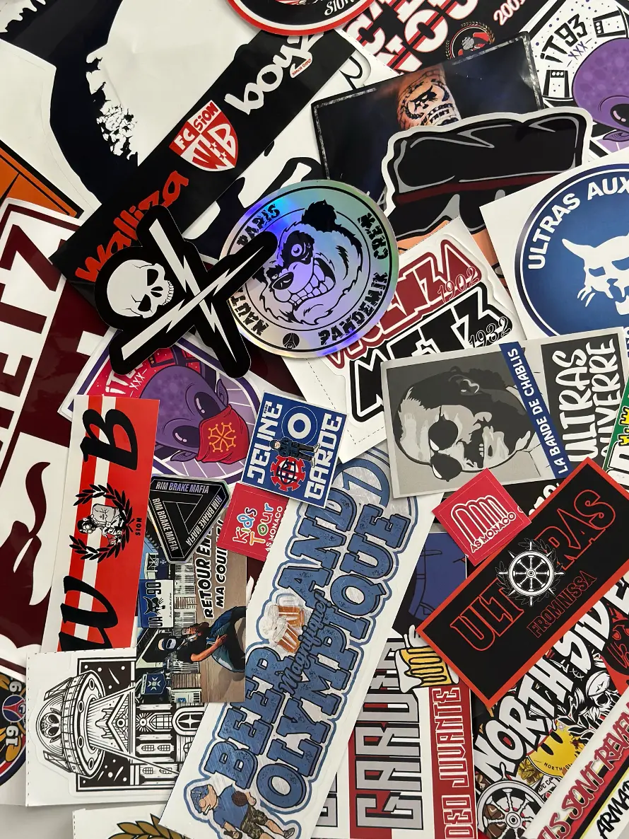 Autocollants personnalisés - Format mini à XXL